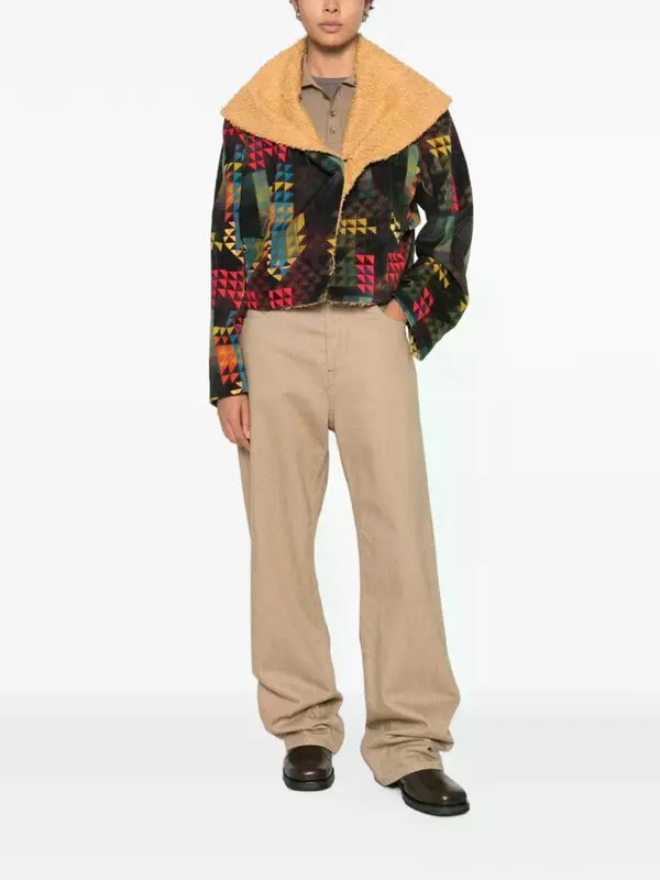 KIKO KOSTADINOV Abstract-check Jacket