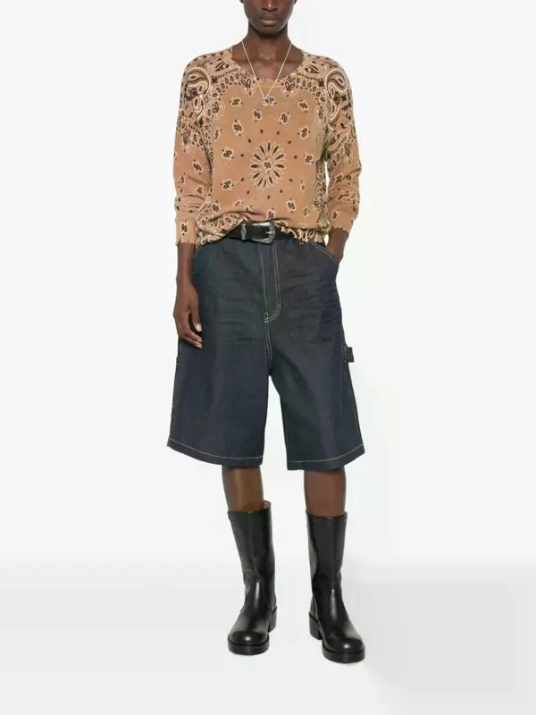 KUJTEN Mela Banda Bico Distressed-effect Sweater