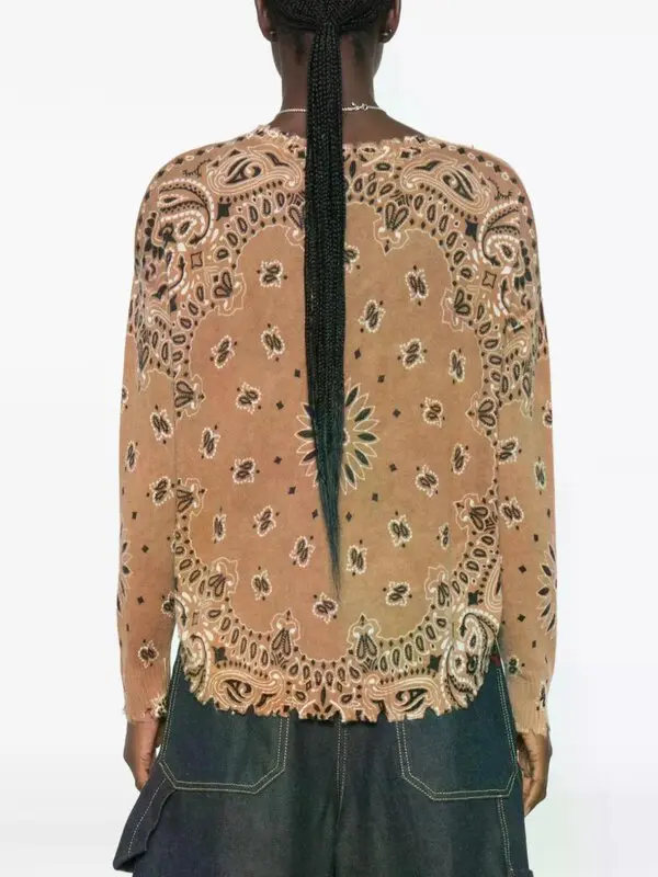 KUJTEN Mela Banda Bico Distressed-effect Sweater