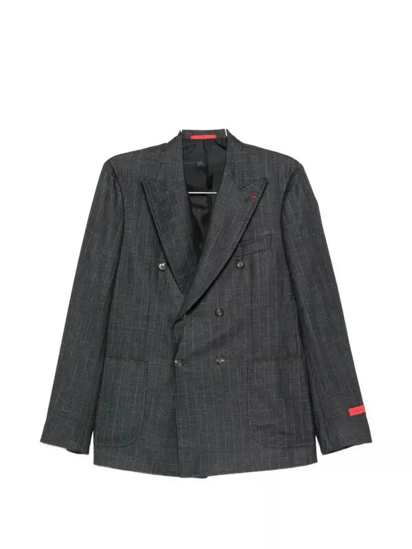 Isaia Pinstriped Double-breasted Suit