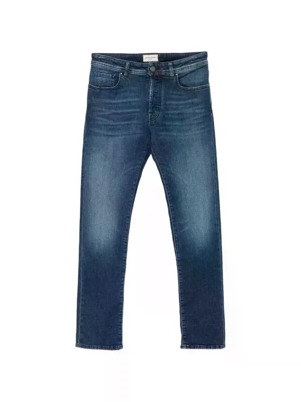 Jacob Cohen Logo-patch Pocket Jeans - Blue