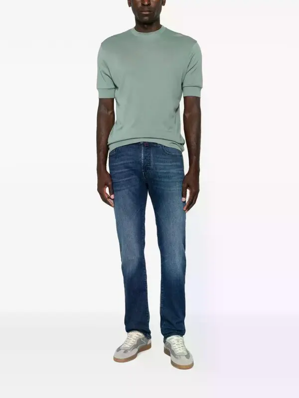 Jacob Cohen Logo-patch Pocket Jeans - Blue