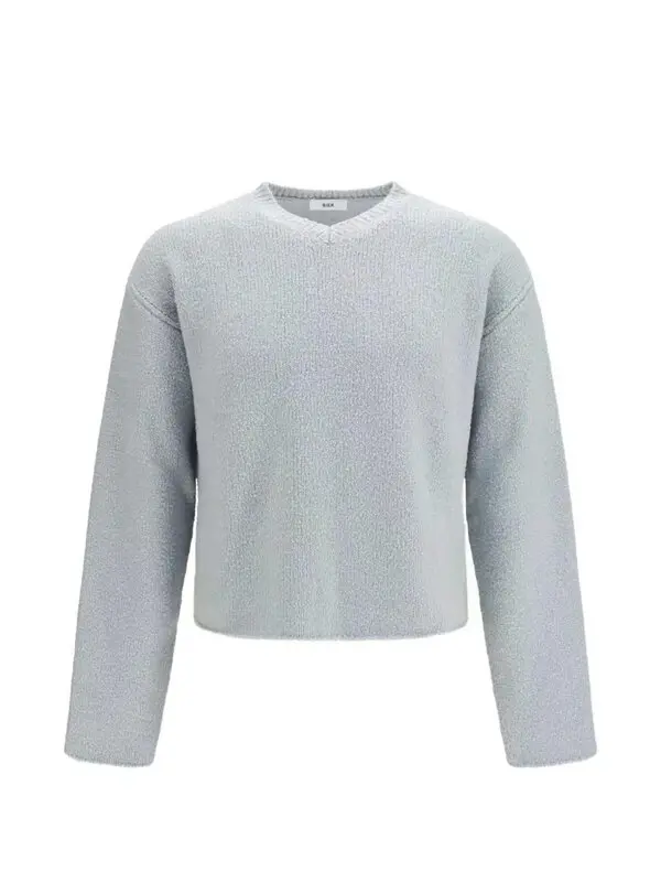RIER Ribbed-knit V-neck Sweater