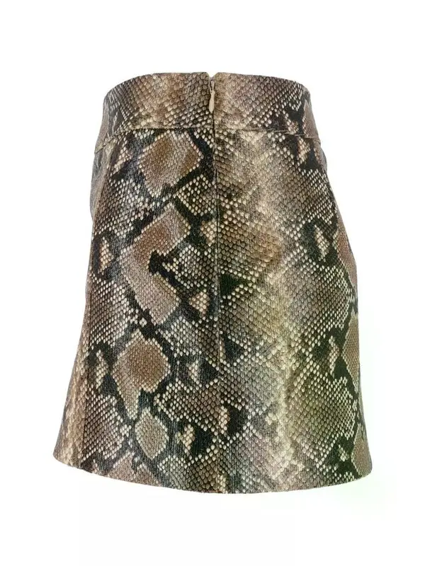 Ermanno Scervino Snake-print Mini Skirt