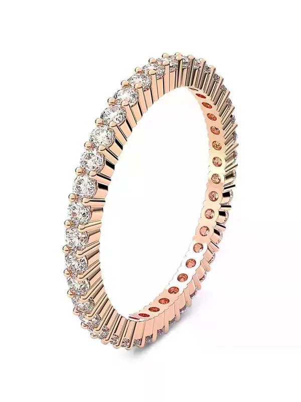 SWAROVSKI Matrix Vittore Crystal-embellished Eternity Ring - Pink