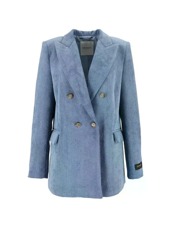 Ermanno Scervino Corduroy Double-breasted Jacket