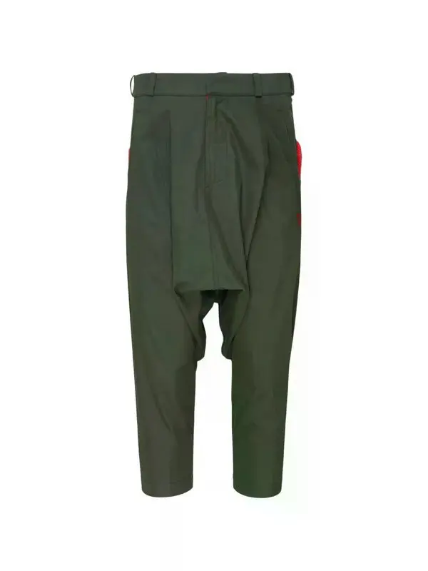 BLACKJACK Slacker Drop-crotch Trousers