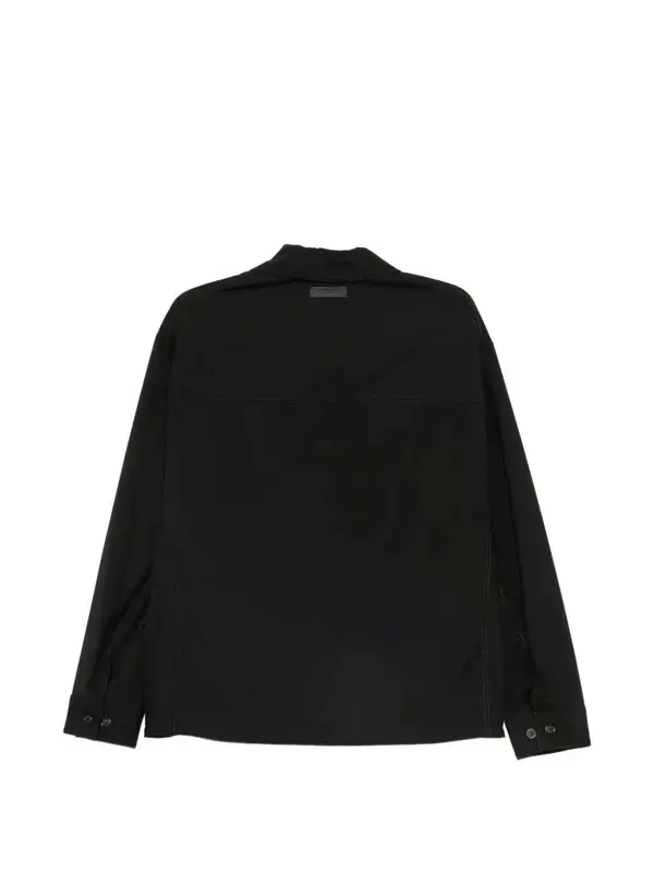 PAOLO PECORA Contrast-stitch Long-sleeve Shirt