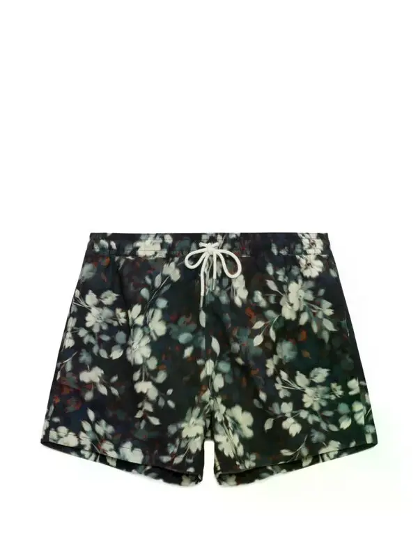 Simkhai Floral-print Swim Shorts - Blue