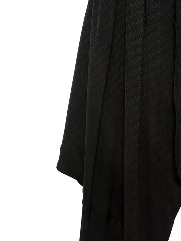 KIKO KOSTADINOV Textured Draped Trousers - Black