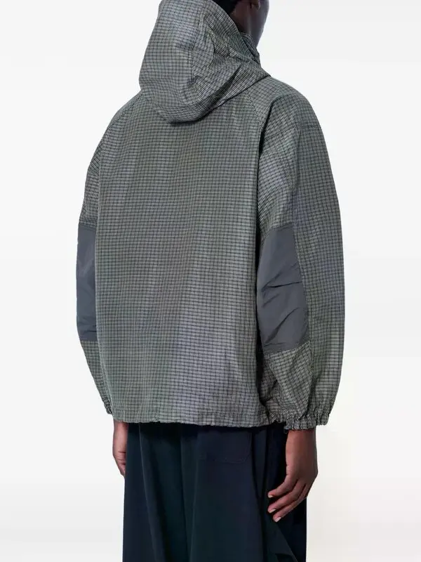 Comme Des Garçons Checked Hooded Jacket