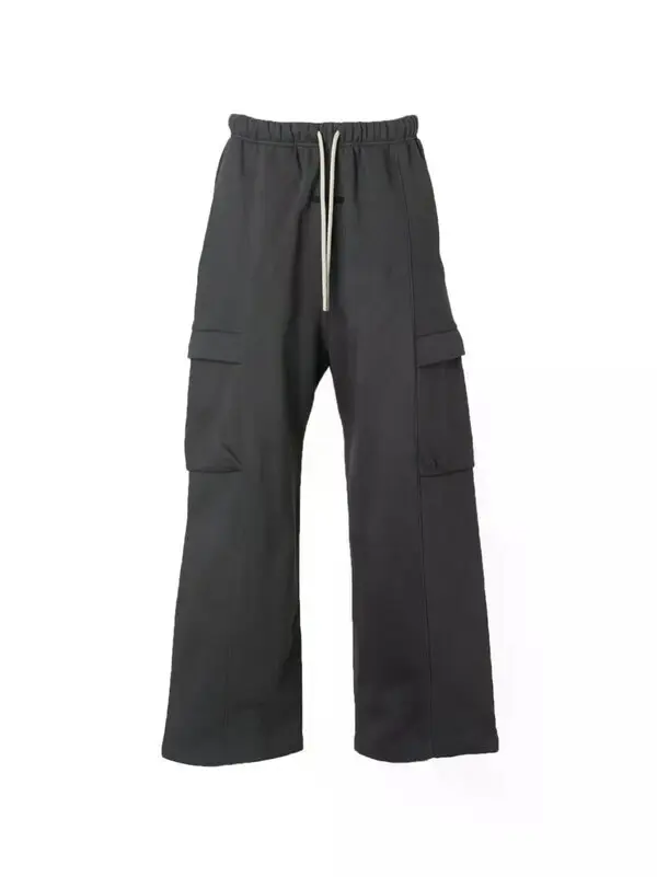 ESSENTIALS Wide Leg Track Pants - Grey