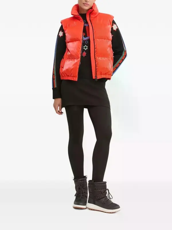 SPORTALM Quilted High-neck Sleeveless Jacket