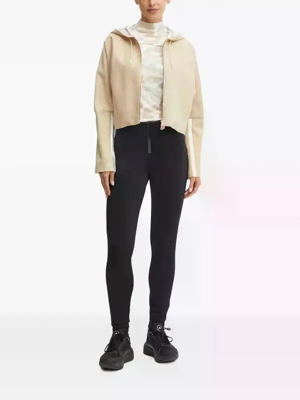 SPORTALM Side-stripe Drawstring Cropped Jacket