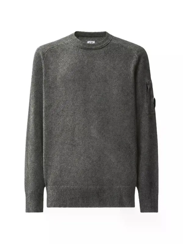 C.P. COMPANY Lambswool Lens Crewneck Sweater