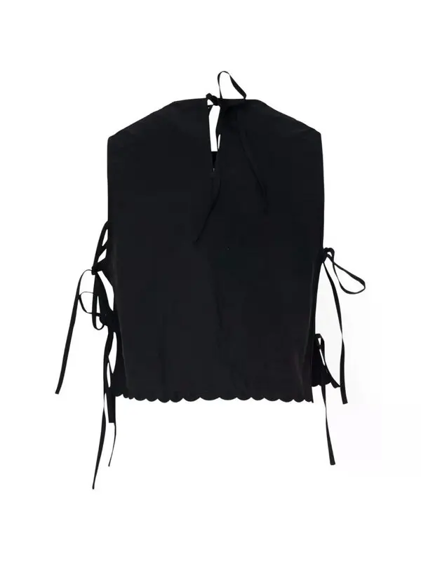 Cecilie Bahnsen Embroidered Lace-up Top