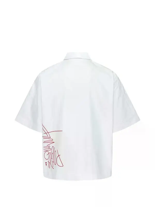 BLACKJACK Slacker Logo-patch Zip-up Shirt