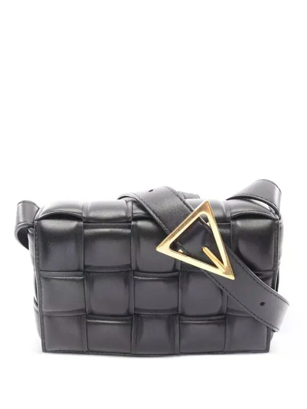 Bottega Veneta Padded Cassette Cross Body Bag - Black