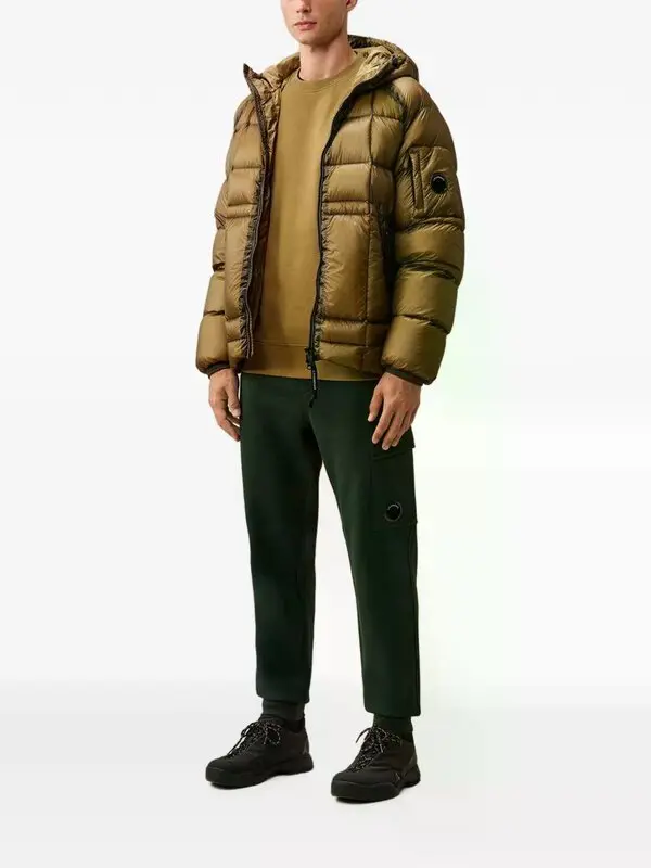 C.P. COMPANY Diagonal Raised Fleece Lens Sweatpants