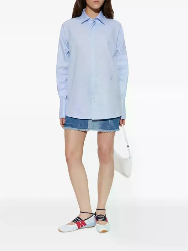 Marc Jacobs Crystal-embellished Long-sleeve Shirt