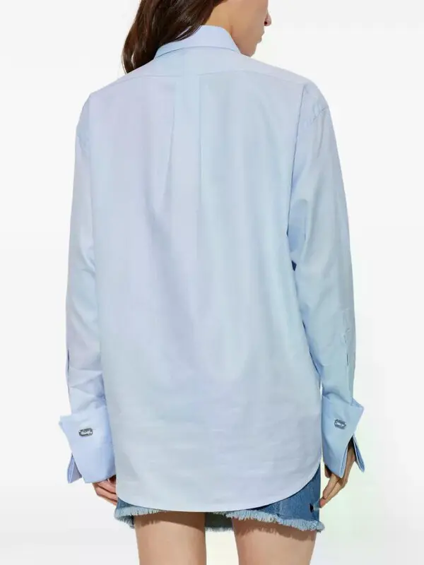 Marc Jacobs Crystal-embellished Long-sleeve Shirt