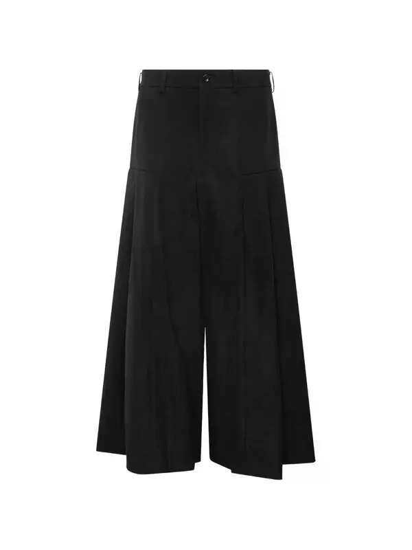 Comme Des Garçons Pleated Wide-leg Trousers