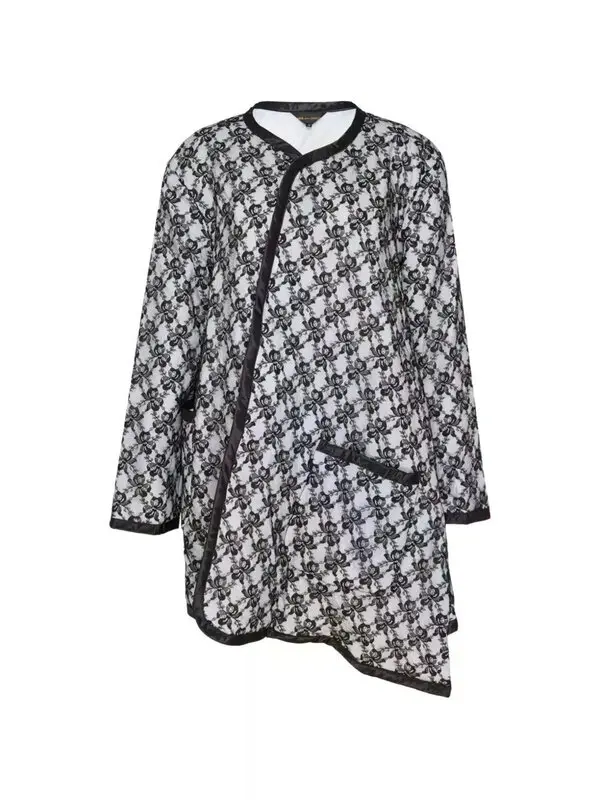 Comme Des Garçons Asymmetrical Lace Coat