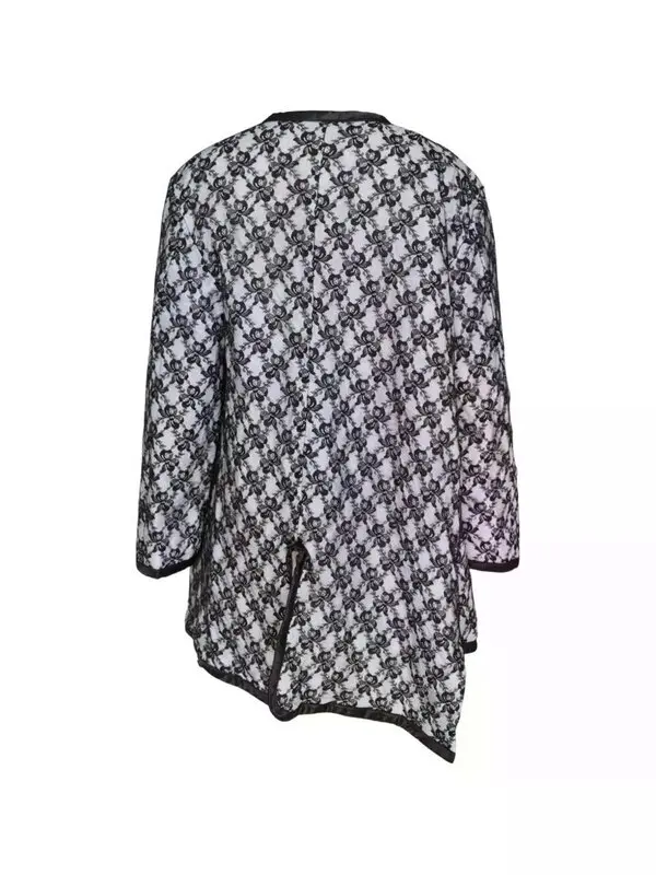 Comme Des Garçons Asymmetrical Lace Coat