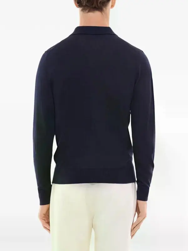 FURSAC Long-sleeve Wool Polo Shirt
