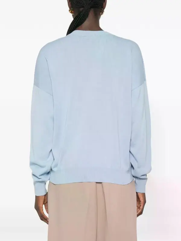 Peserico Embellished V-neck Sweater