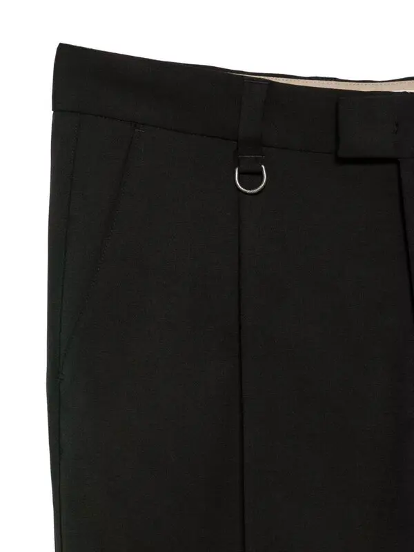 PAOLO PECORA D-ring Turn-up Trousers