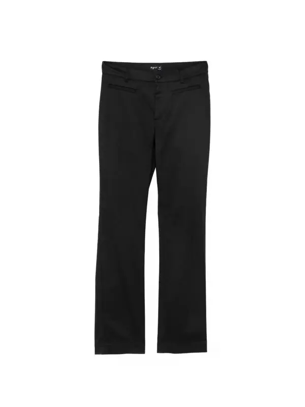 AGNES B. Cotton Suit Trousers