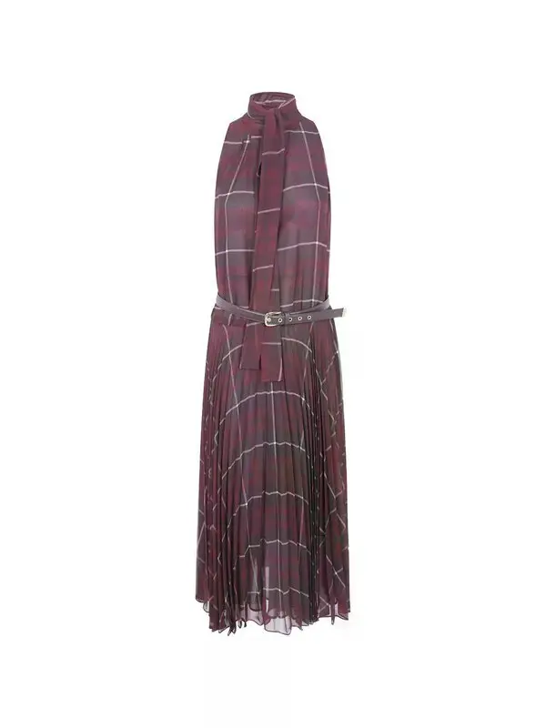 Max Mara Pleated Midi Dress