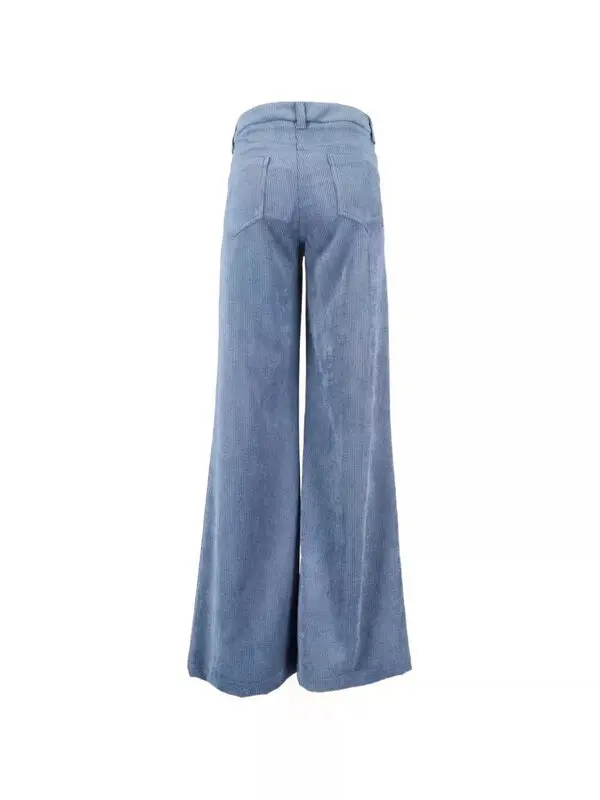 Ermanno Scervino Corduroy-effect Wide-leg Trousers