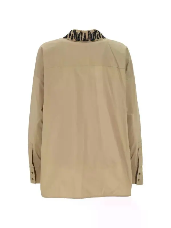 Max Mara Bead-embellished Shirt - Neutrals