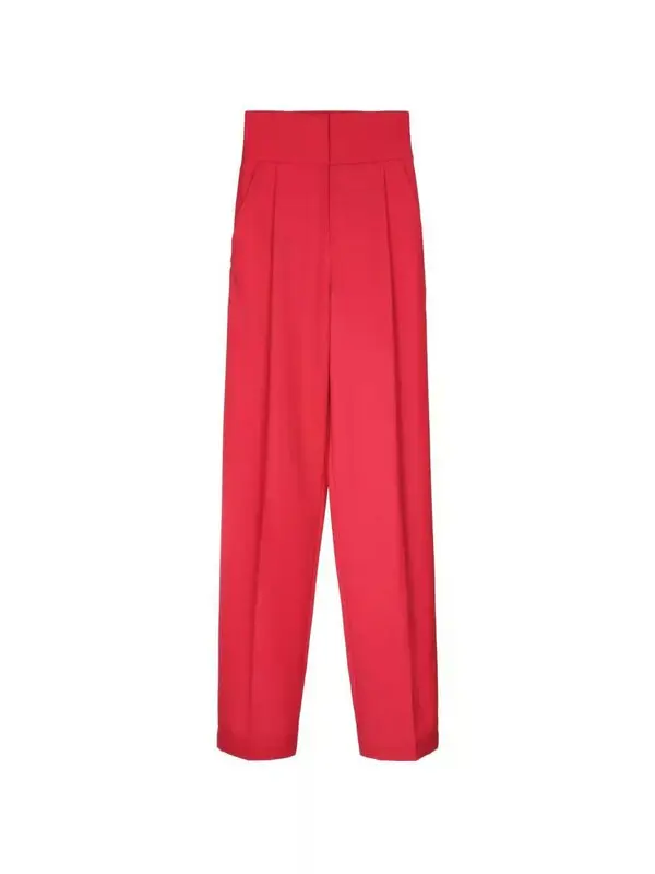 Elisabetta Franchi Pleated High-waisted Trousers