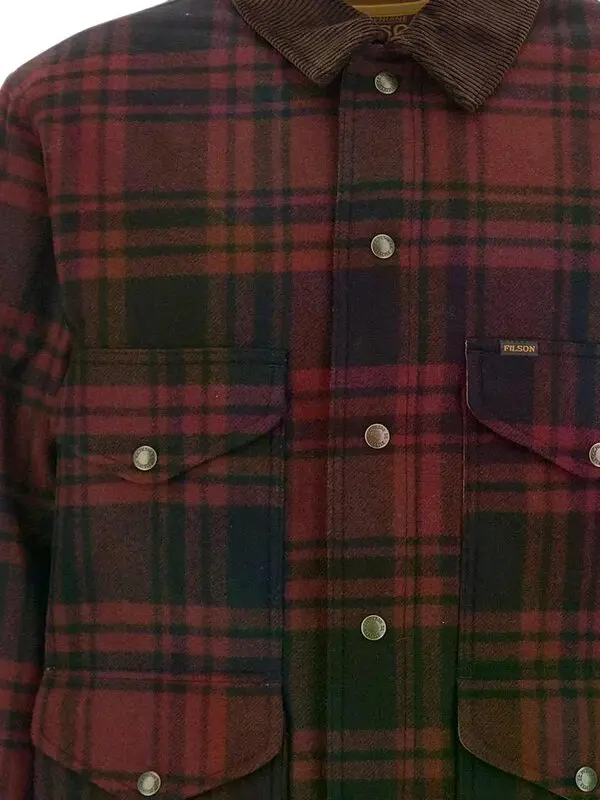 Filson Check-pattern Corduroy-collar Jacket