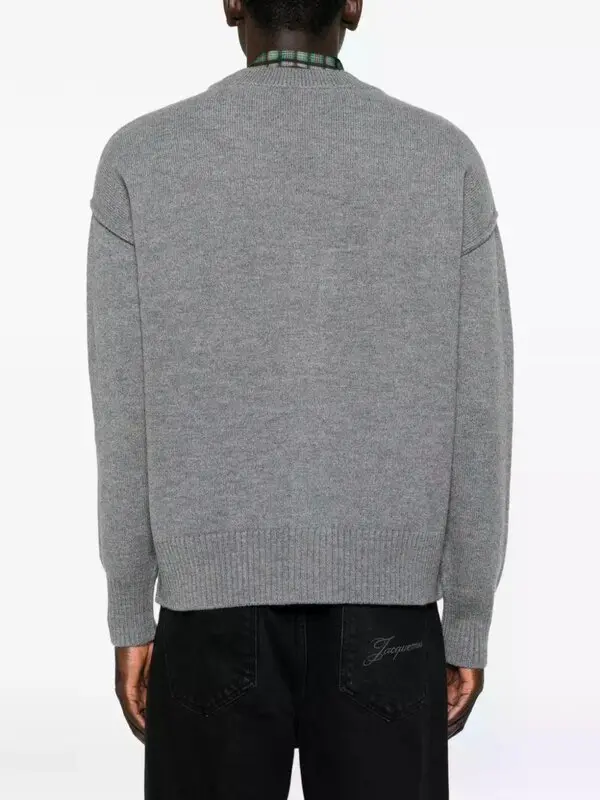 AMI Paris De Coeur Buttoned Cardigan