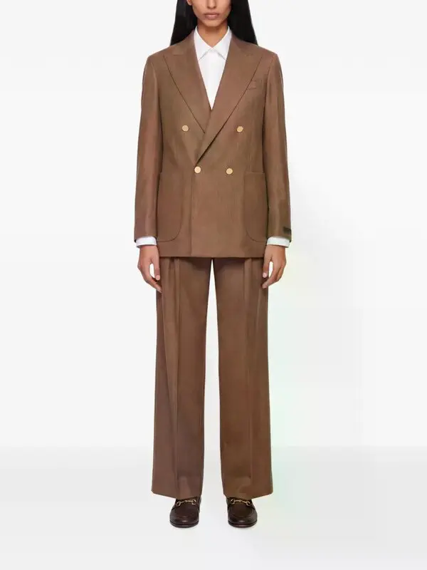BRIGLIA 1949 Pleated Straight-leg Trousers