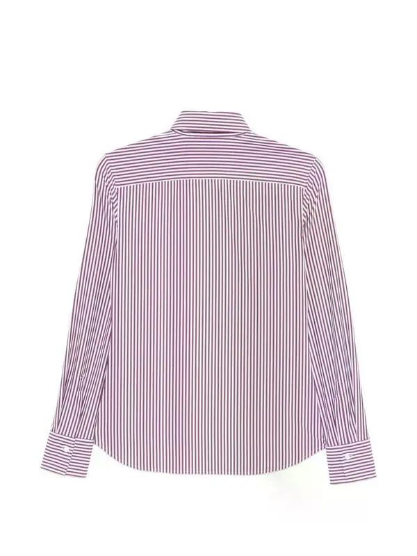 XACUS Vertical-stripe Shirt - Red