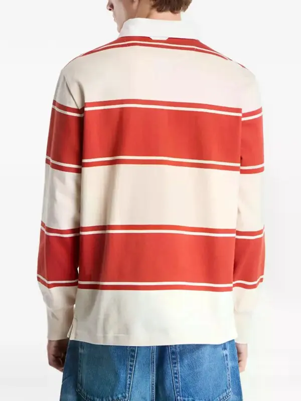 Gant Rugger Striped Long-sleeved Polo Shirt