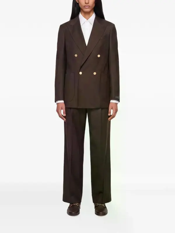 BRIGLIA 1949 Pleated Straight-leg Trousers