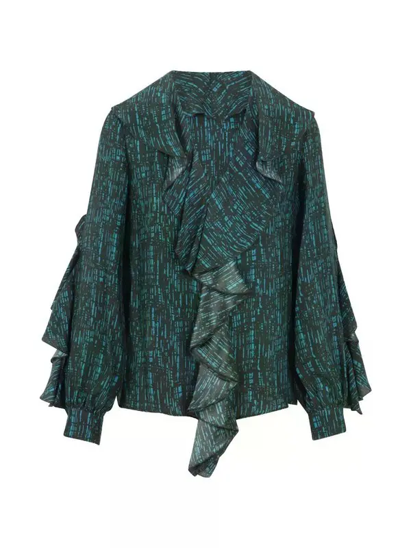 GIANLUCA CAPANNOLO Ruffled Blouse