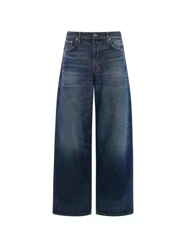HAIKURE Bethany Frayed-edge Oversized Jeans