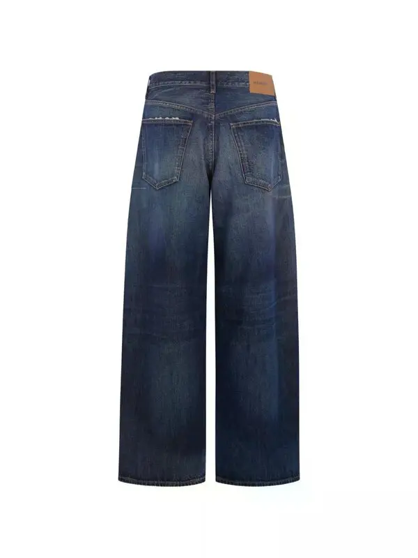 HAIKURE Bethany Frayed-edge Oversized Jeans