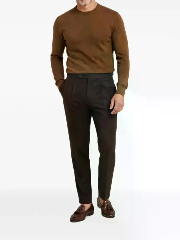 FRANZESE COLLECTION Stefano De Martino Hand-sewn Crewneck Sweater