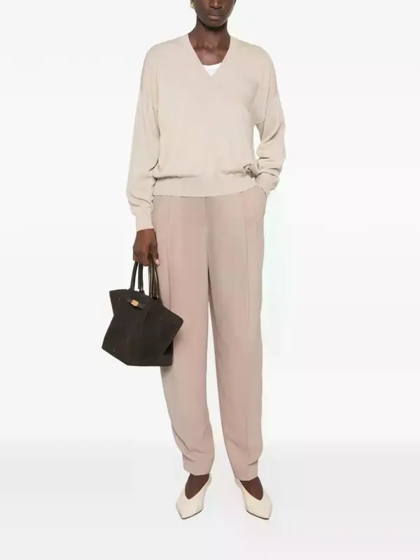 Peserico V-neck Pocket Sweater