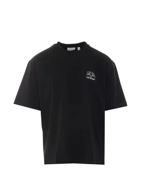 Off-White Logo-print Crew-neck T-shirt