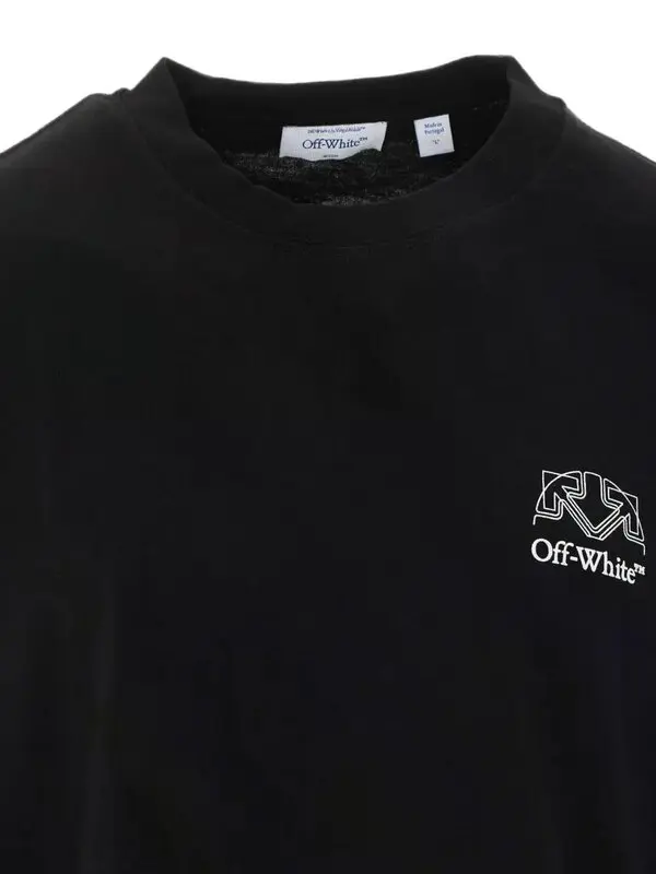 Off-White Logo-print Crew-neck T-shirt