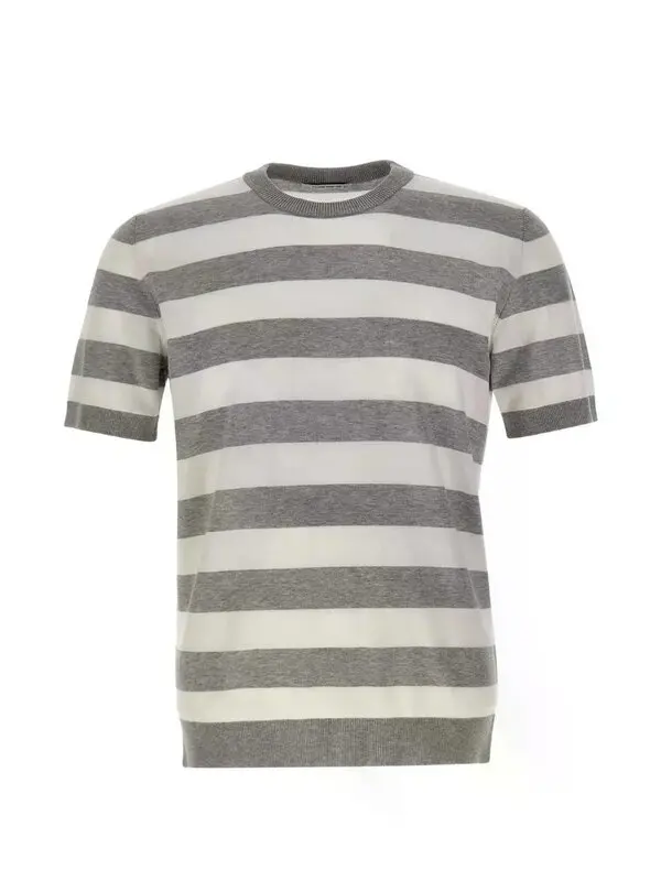 KANGRA Striped Cotton T-shirt